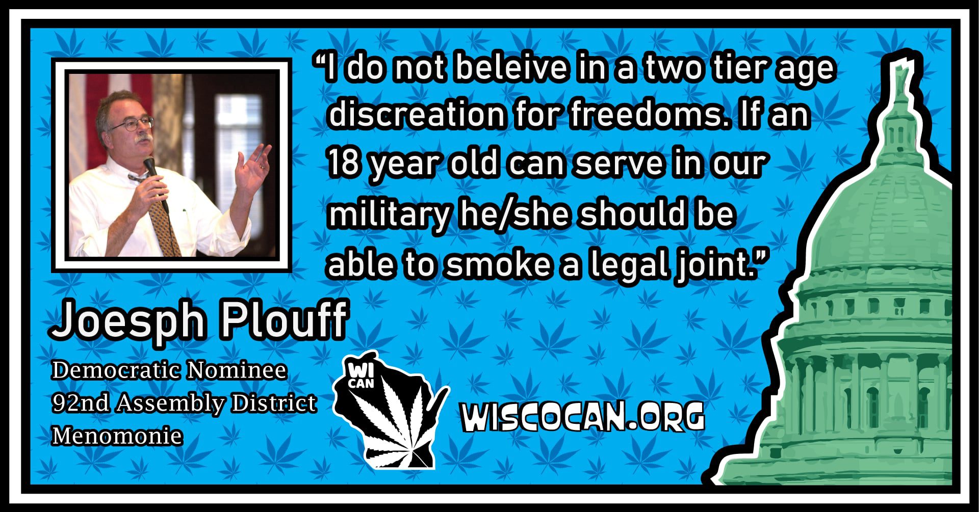 Assembly District 92: Clint Moses (R) vs Joe Plouff (D)